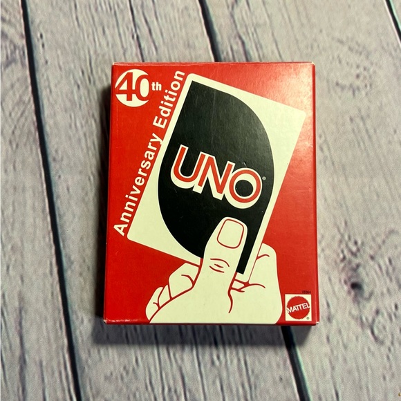 Mattel | Games | New Uno 4th Anniversery Edition Card Game Open Box But ...